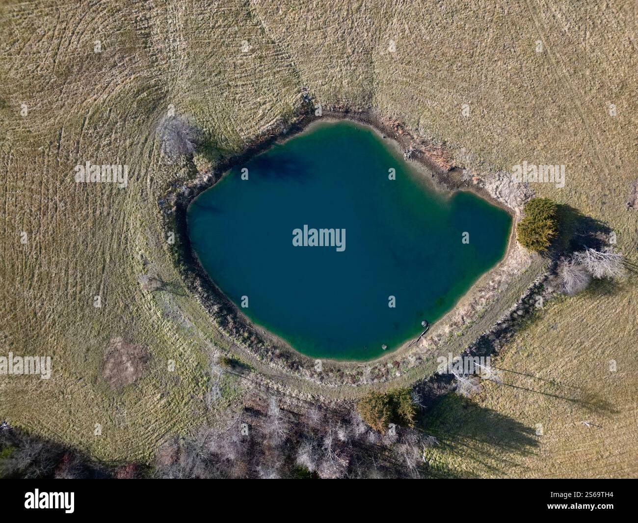 aerial view of a body of water Stock Photo - Alamy