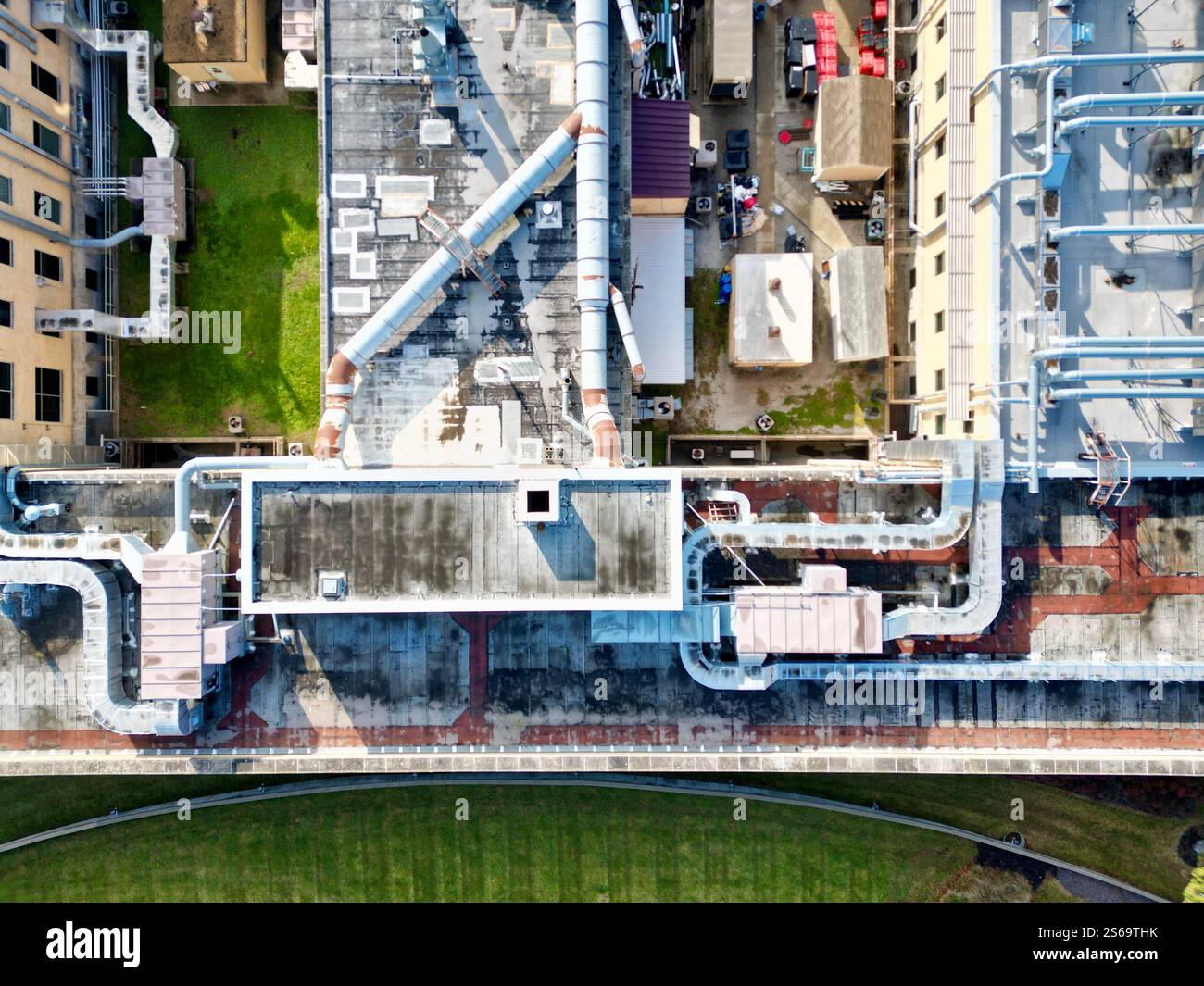 top down view of building Stock Photo - Alamy