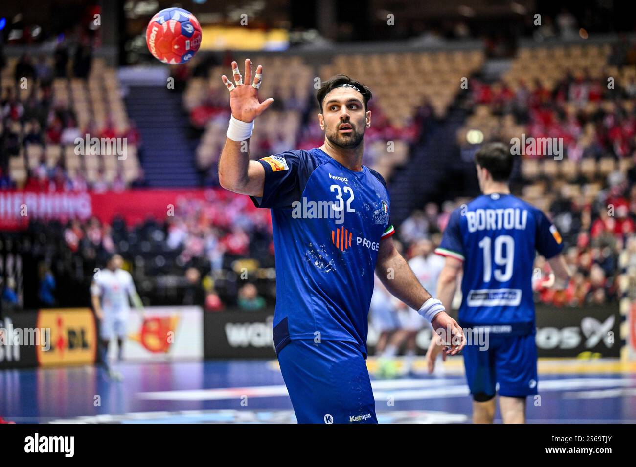 Andrea Parisini of Italy Nationalteam during IHF Men's - Handball World ...