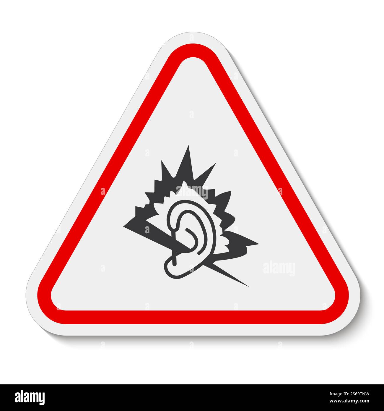 Noise Symbol Sign Isolate On White Background,Vector Illustration Stock ...