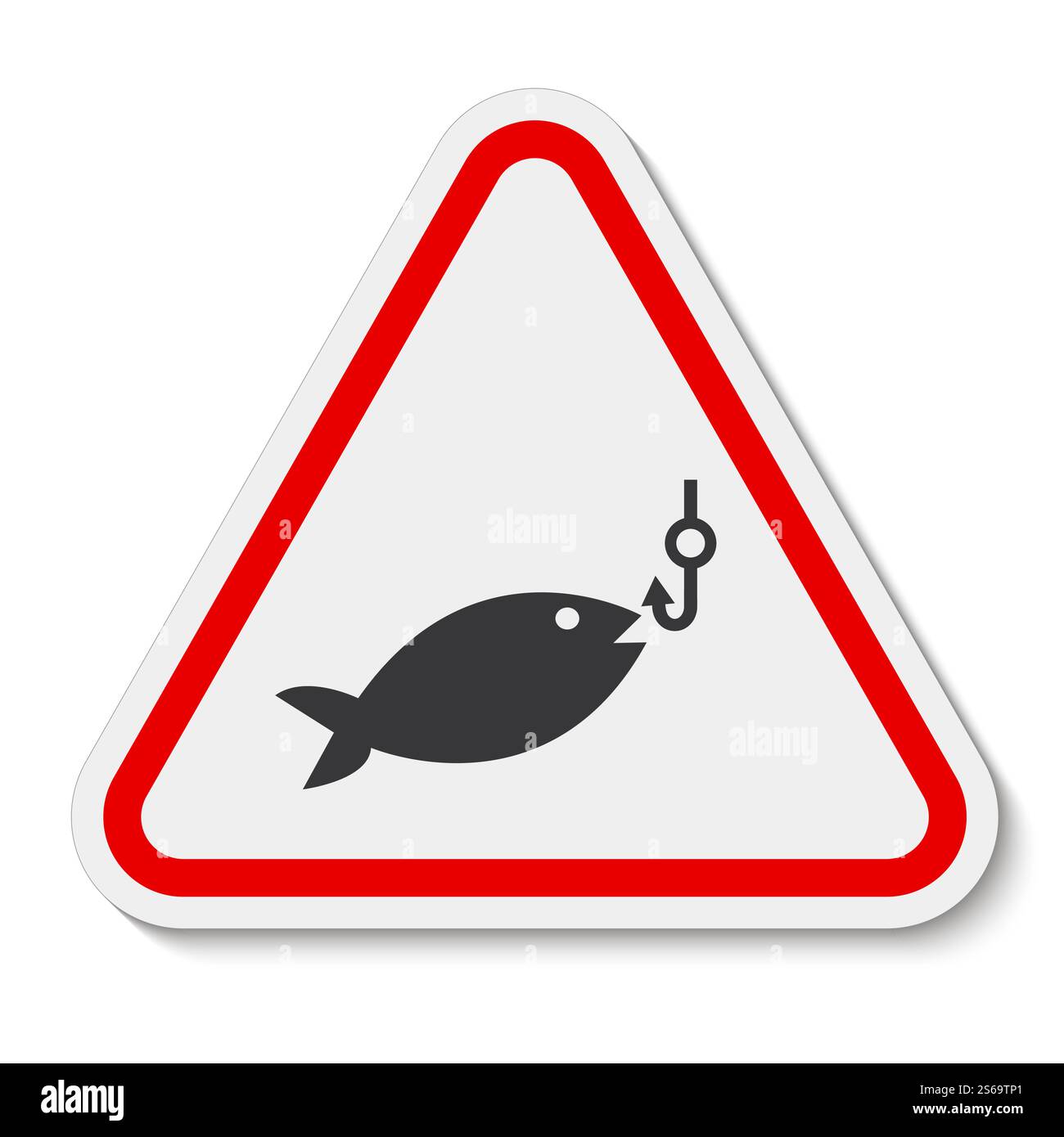 No Fishing Symbol Sign Isolate On White Background,Vector Illustration ...