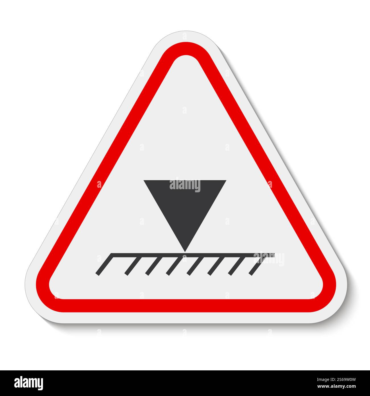 Limit Overhead Height Symbol Sign Isolate On White Background,Vector ...