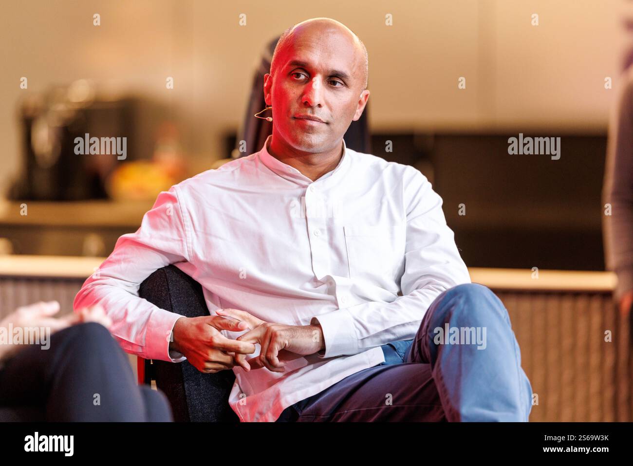 Munich, Germany. 16th Jan, 2025. Qasar Younis, Applied Intuition, will ...