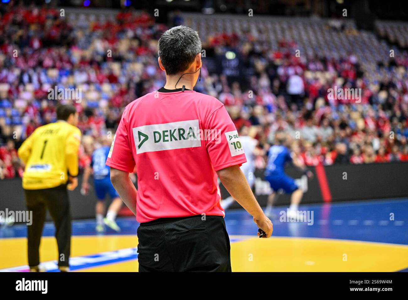 Arbitro, Referee IHF Dekra during IHF Men's - Handball World ...