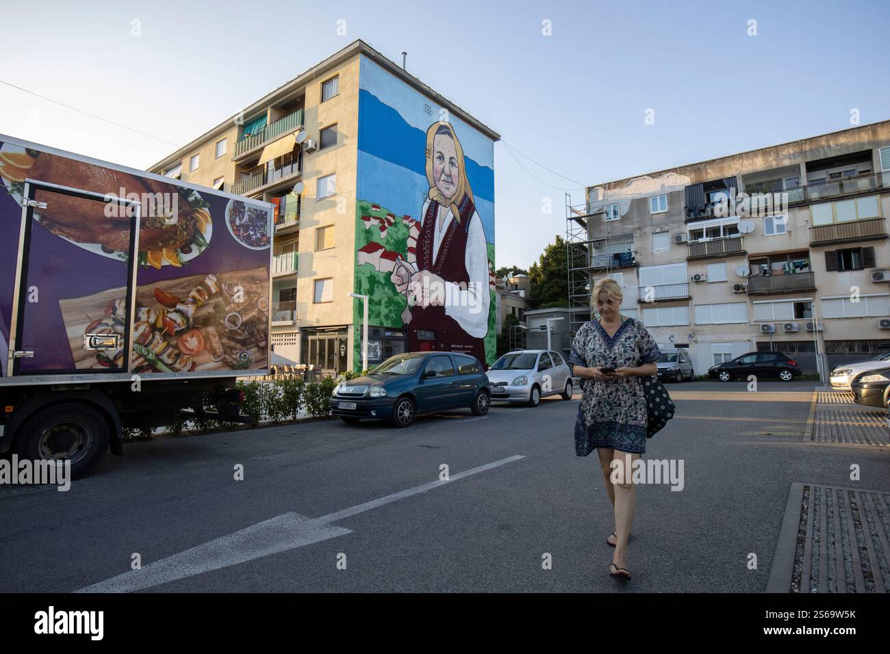 Mother mural dedicated to the Istrian poet Mata Balota and his poem ...