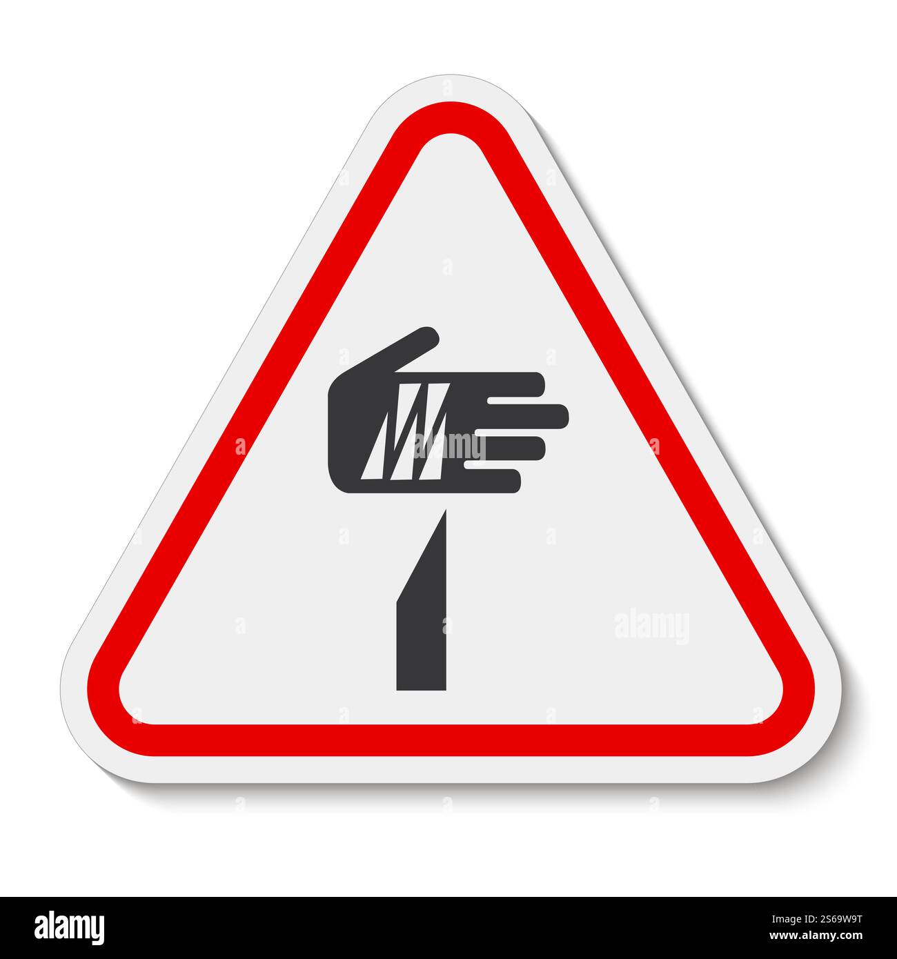 Beware Sharp Elements Symbol Isolate On White Background,Vector ...