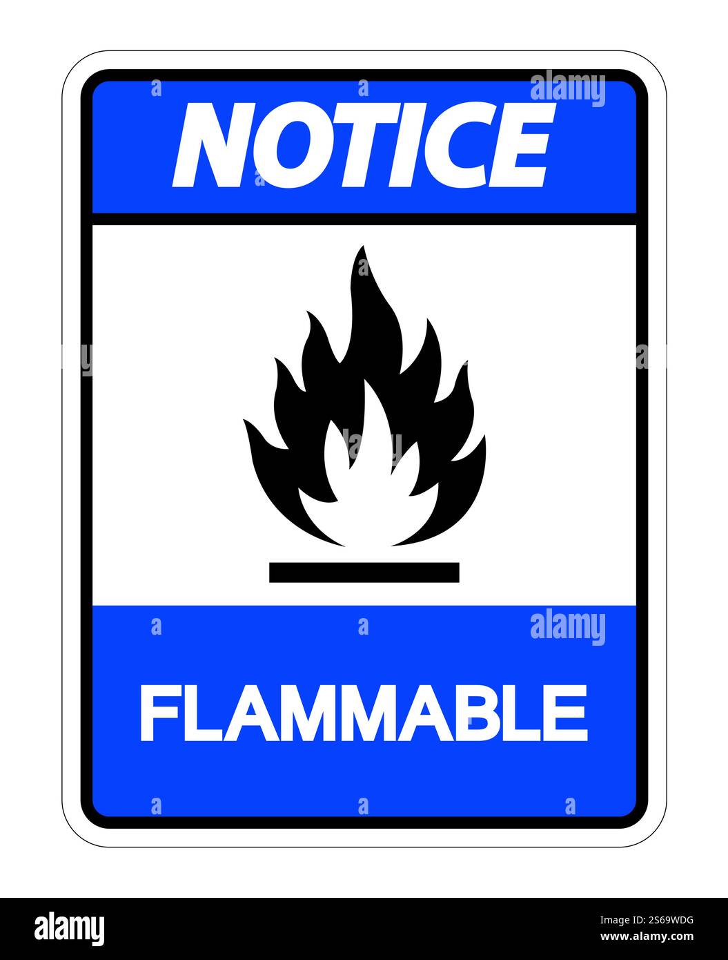 Flammable Flammable Symbol Sign Isolate On White Background,Vector ...