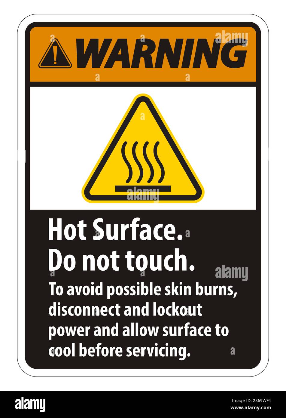 Hot Surface, Do Not Touch, To Avoid Possible Skin Burns, Disconnect And ...