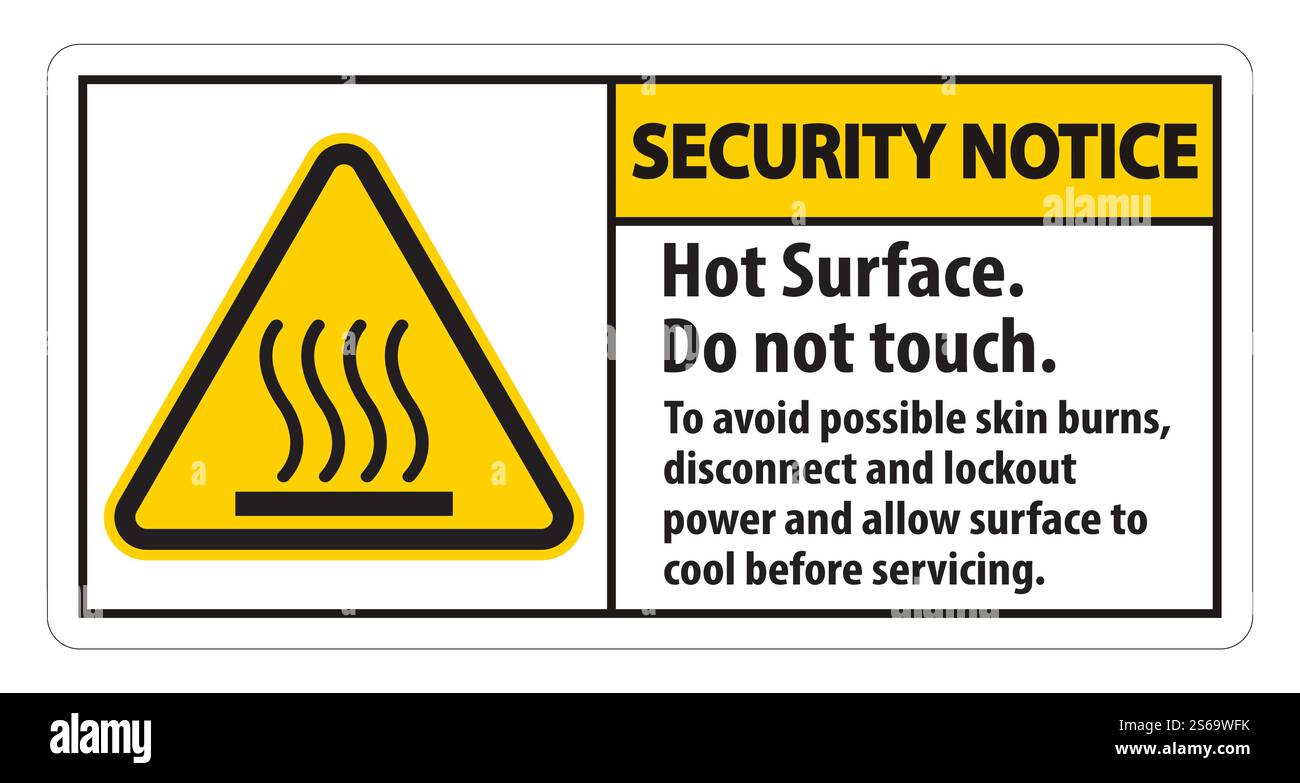 Hot Surface, Do Not Touch, To Avoid Possible Skin Burns, Disconnect And ...