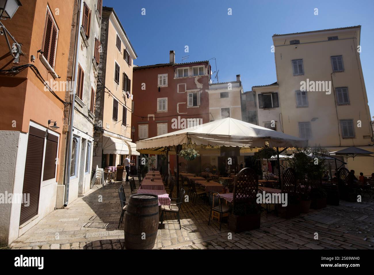Rovinj archipelago, town (also known as St. Andrew's island) in Istria ...