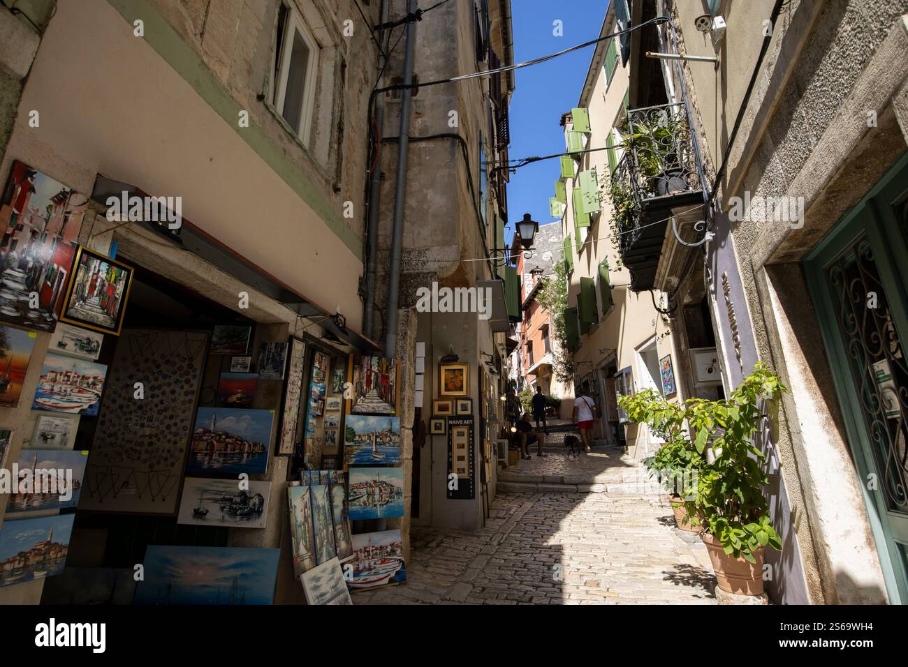 Rovinj archipelago, town (also known as St. Andrew's island) in Istria ...
