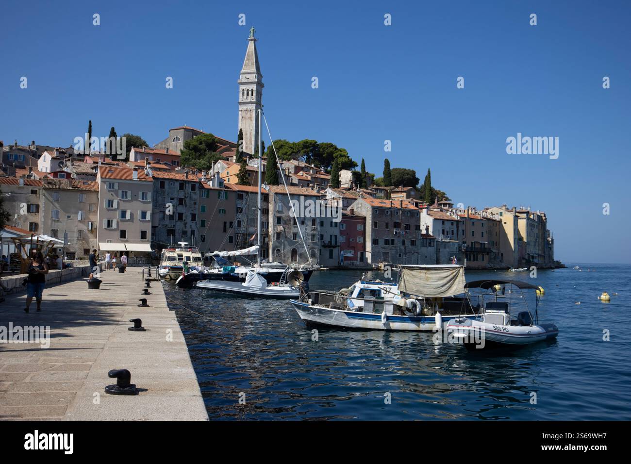 Rovinj archipelago, town (also known as St. Andrew's island) in Istria ...