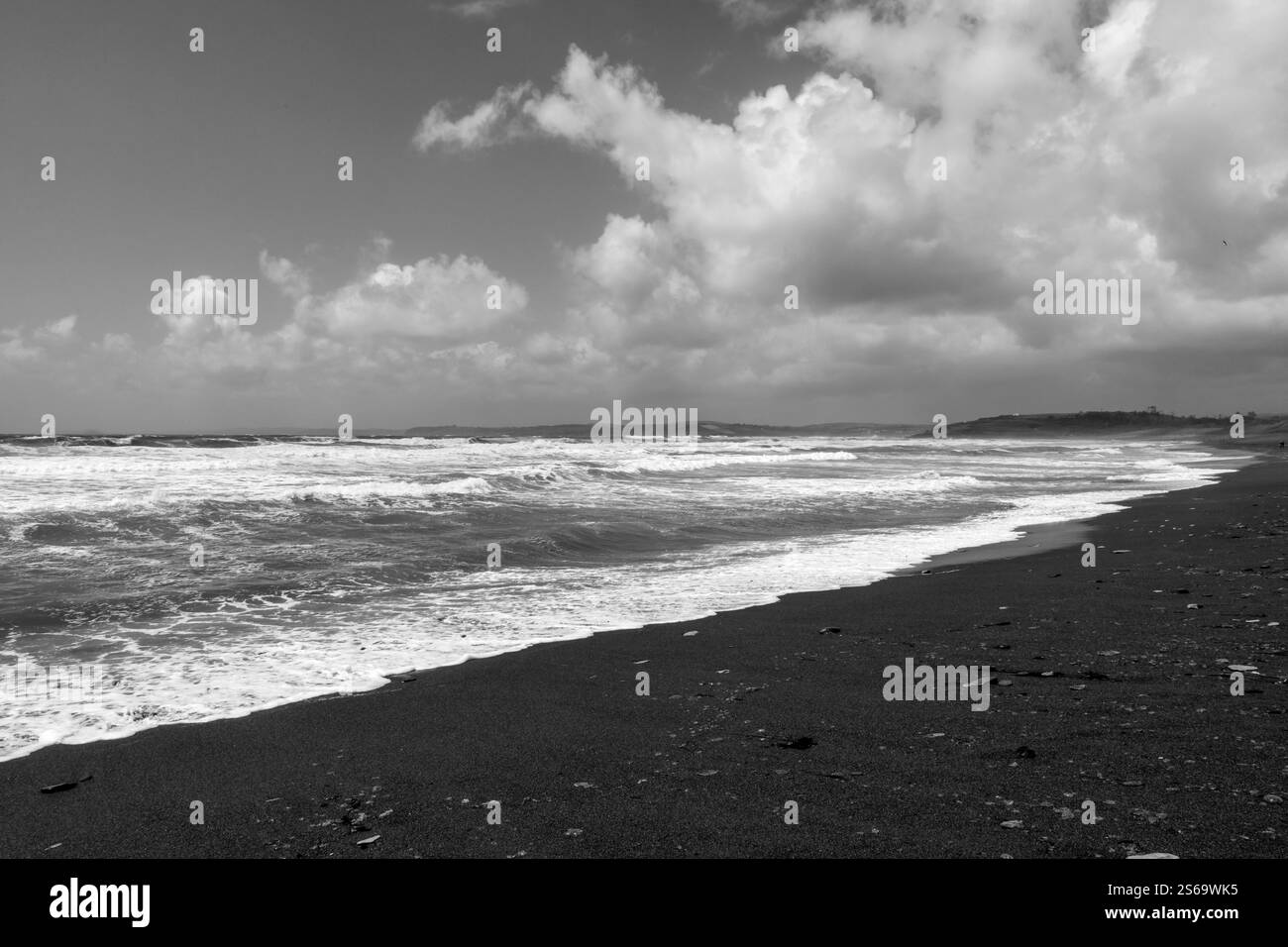 Day on atlantic coast Black and White Stock Photos & Images - Alamy