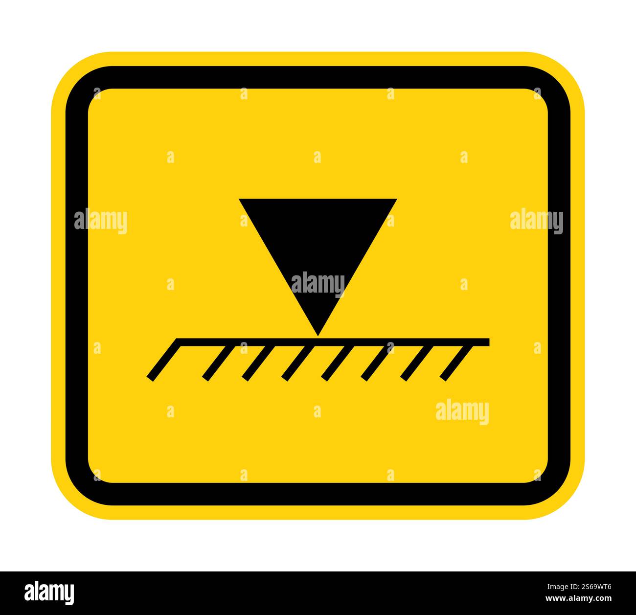 Limit Overhead Height Symbol Sign Isolate On White Background,Vector ...