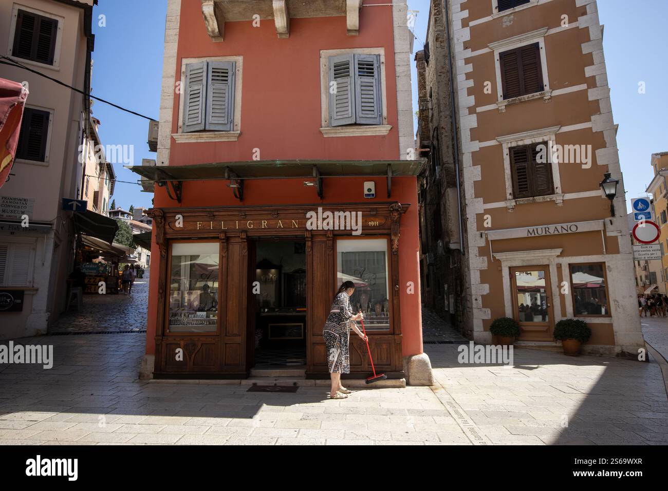 Rovinj archipelago, town (also known as St. Andrew's island) in Istria ...
