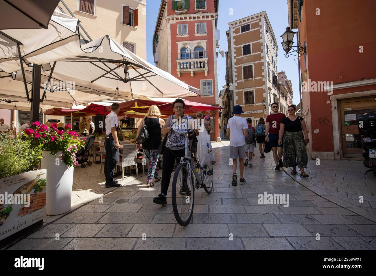 Rovinj archipelago, town (also known as St. Andrew's island) in Istria ...