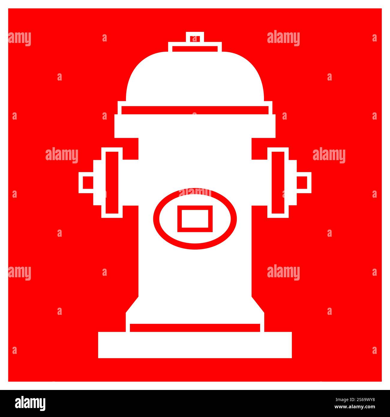 Fire Hydrant Symbol Sign Isolate On White Background,Vector ...