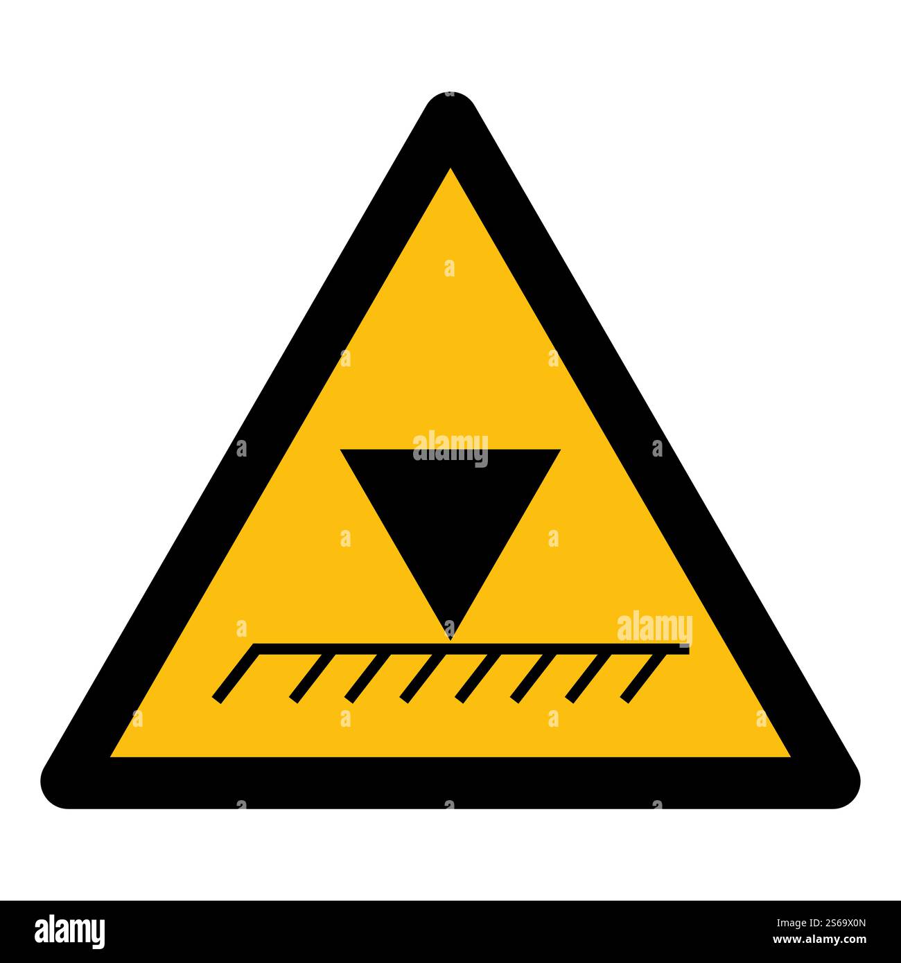 Limit Overhead Height Symbol Sign Isolate On White Background,Vector ...