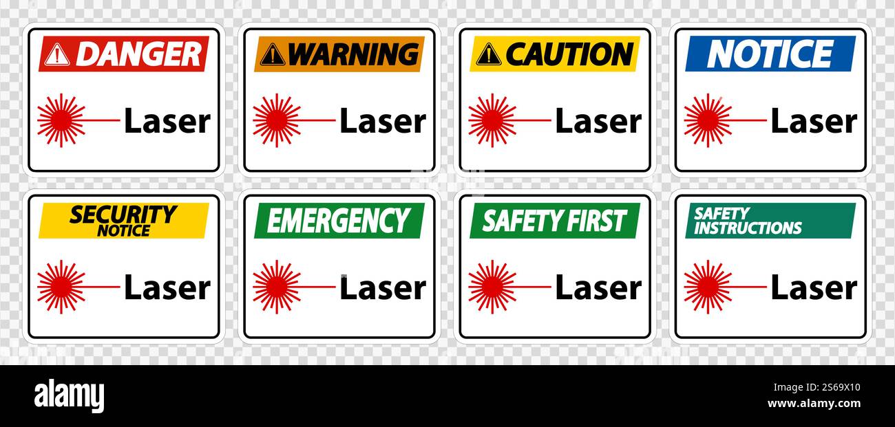 Laser Symbol Sign Symbol Sign Isolate on transparent Background,Vector ...