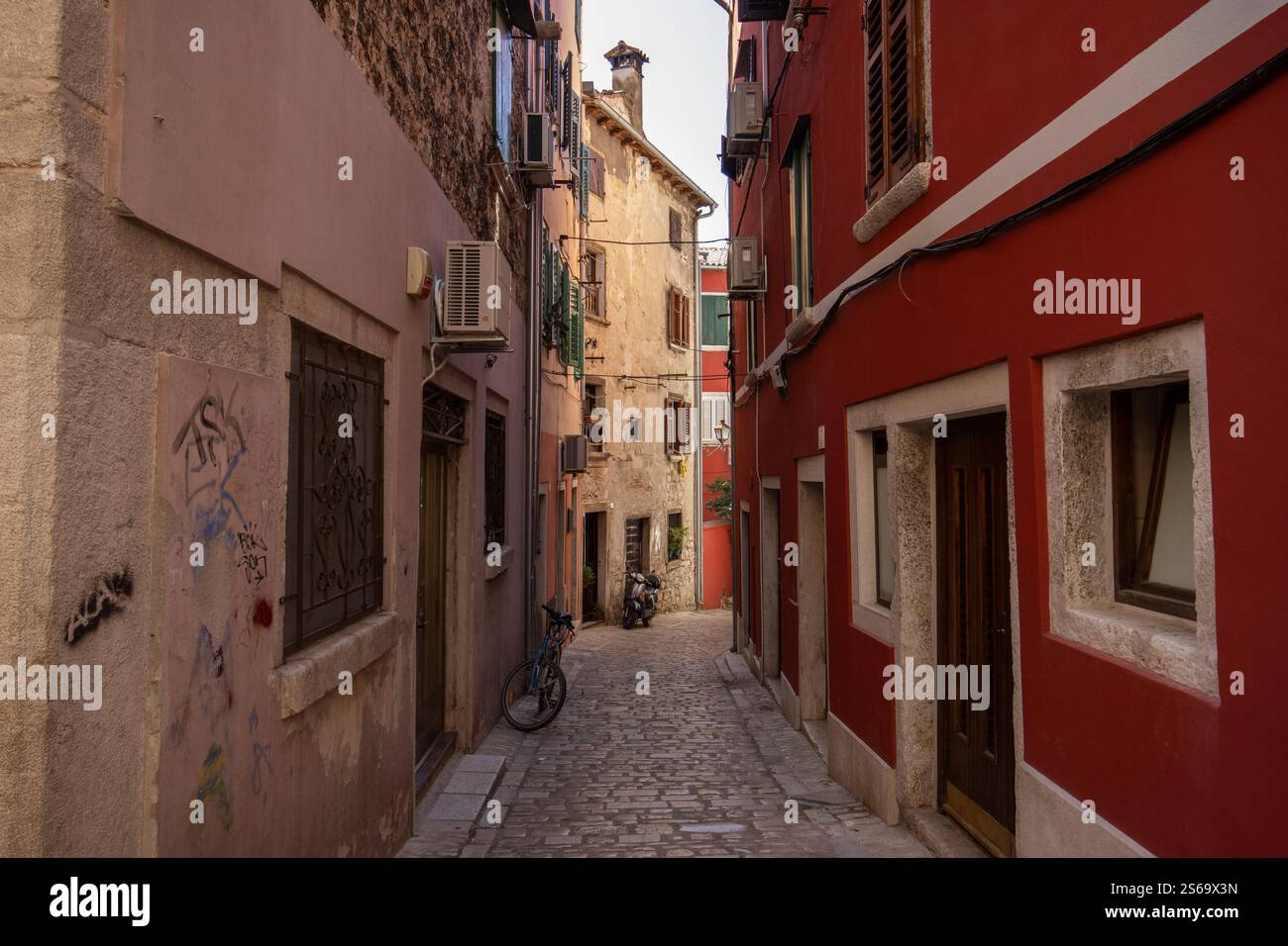 Rovinj archipelago, town (also known as St. Andrew's island) in Istria ...