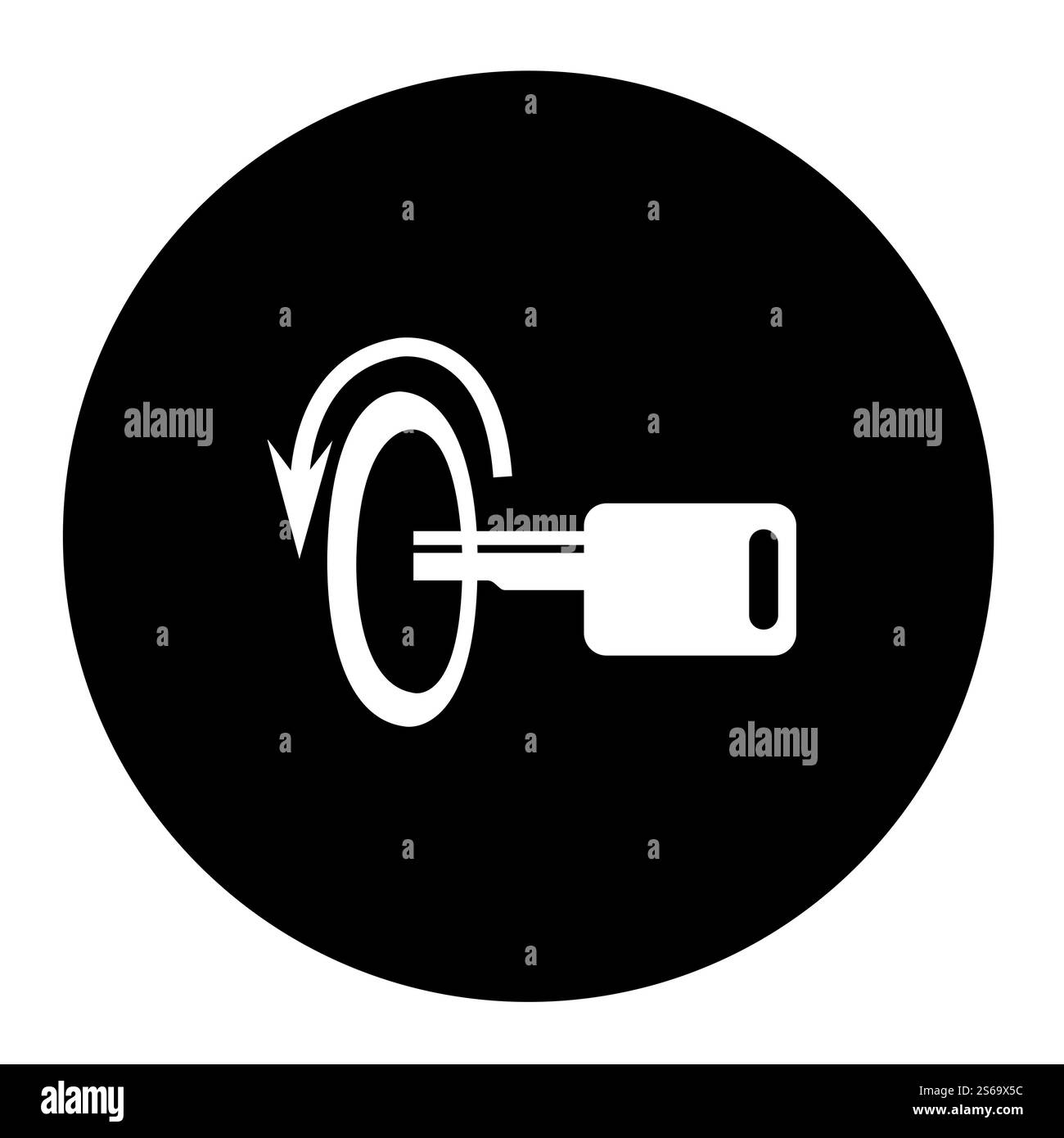 Switch Off Engine Symbol Sign Isolate On White Background,Vector ...