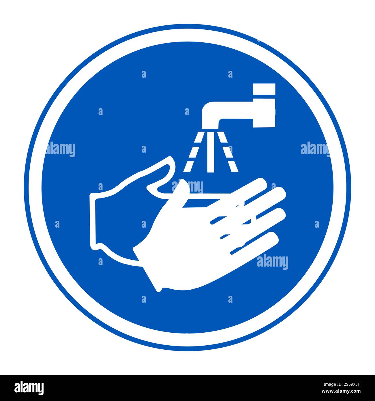 PPE Icon.Wash Your Hand Symbol Isolate On White Background,Vector ...