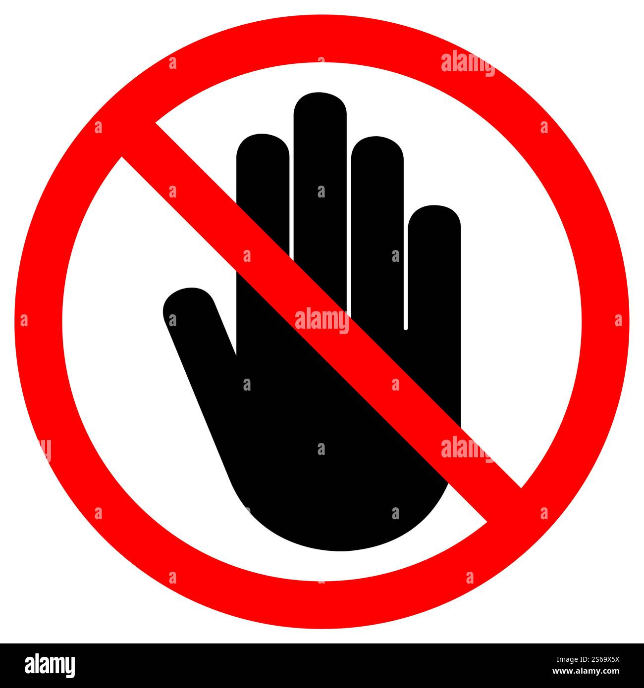 Do Not Entry Symbol Sign Isolate On White Background,Vector ...