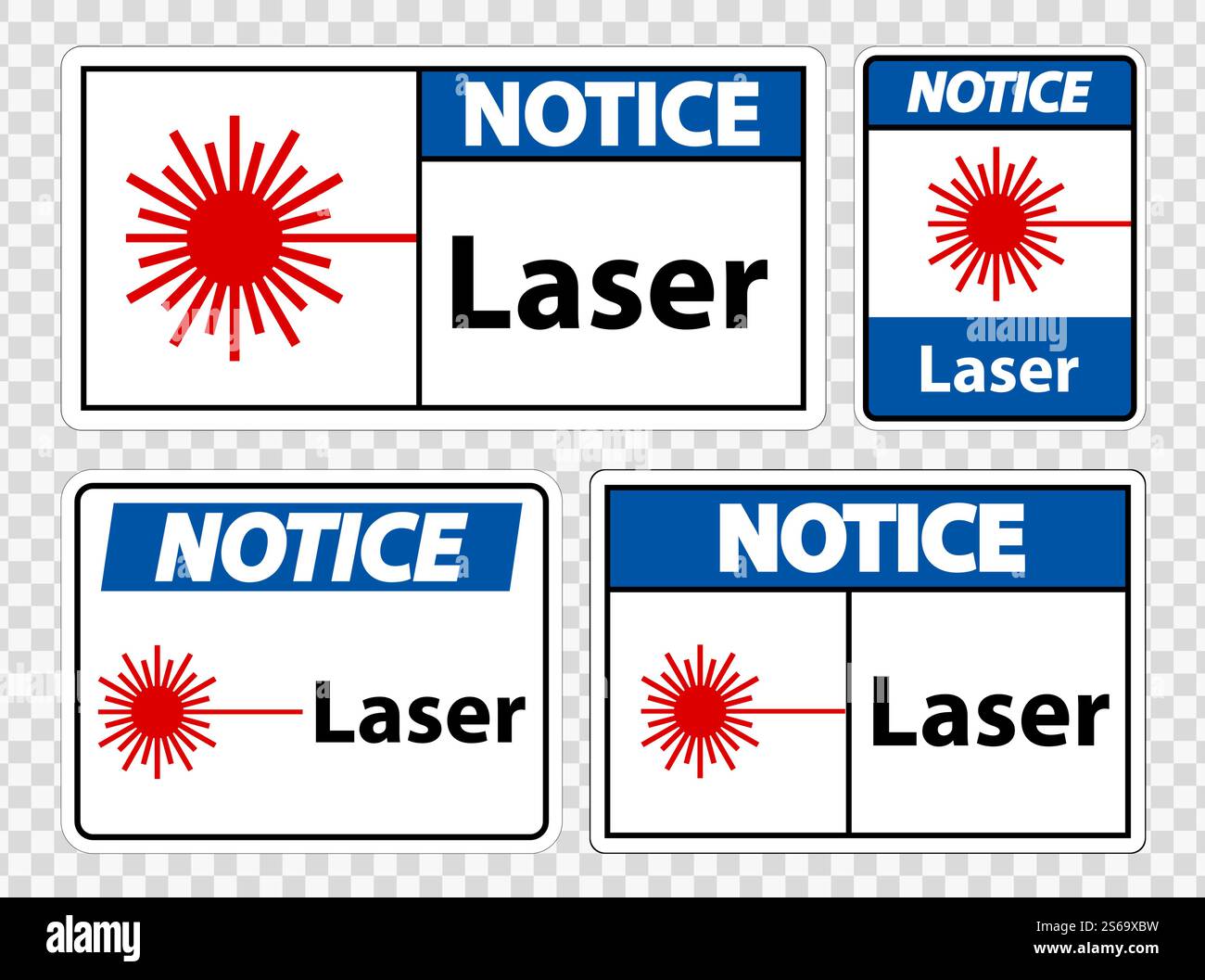 Notice Laser Symbol Sign Symbol Sign Isolate on transparent Background ...