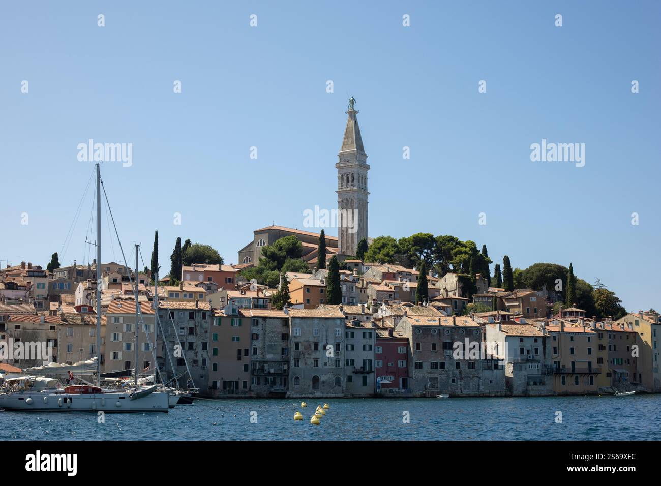 Rovinj archipelago, town (also known as St. Andrew's island) in Istria ...