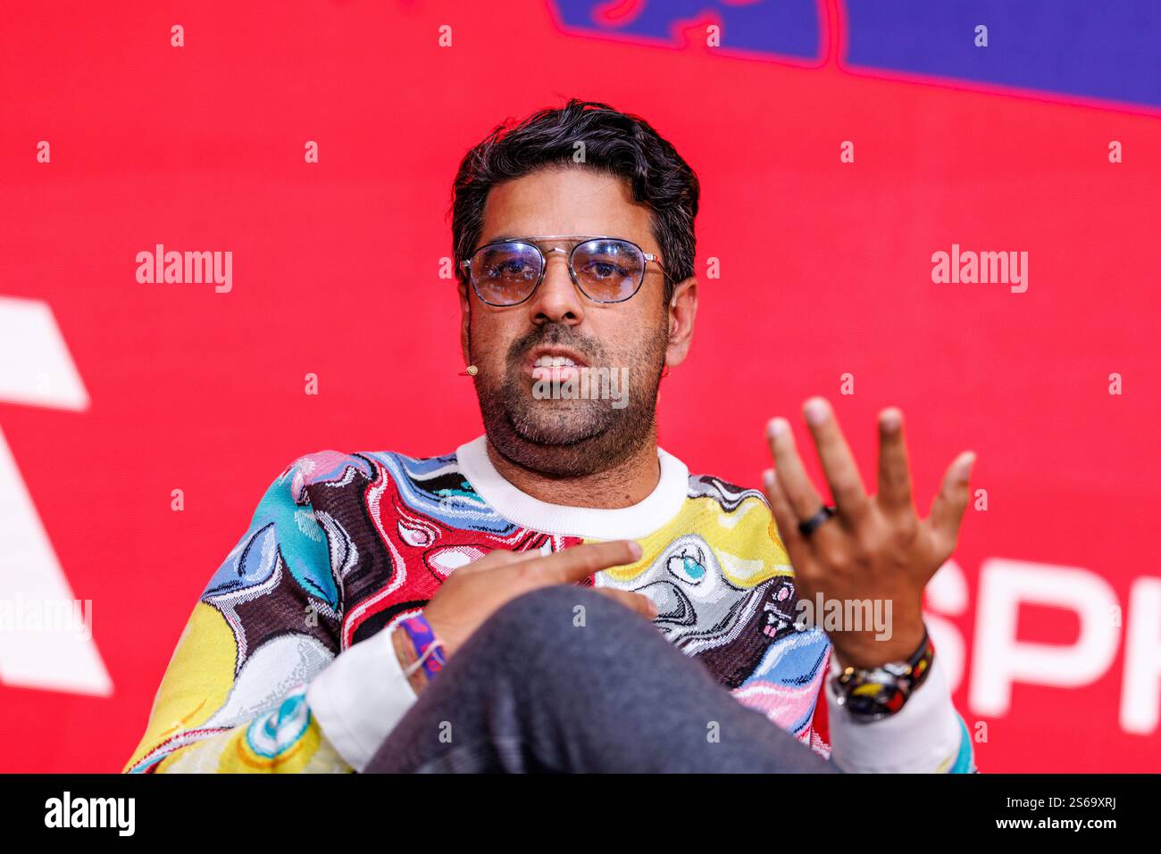 Munich, Germany. 16th Jan, 2025. Sachin Dev Duggal, Builder.ai, will be ...