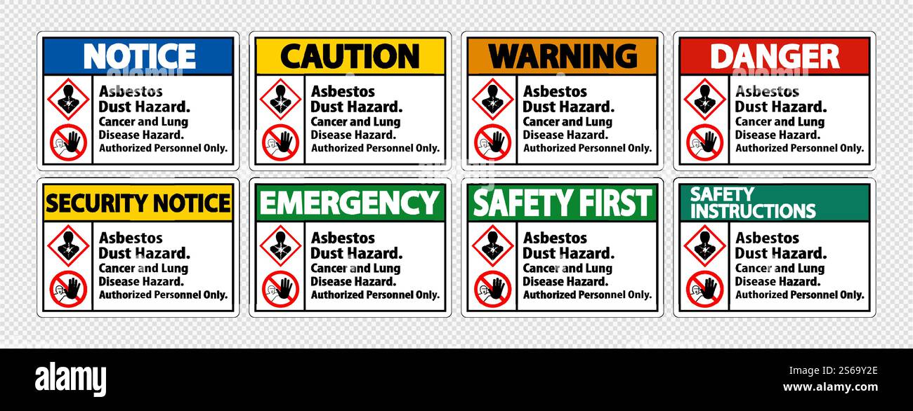 Label Disease Hazard, Authorized Personnel Only Isolate on transparent ...