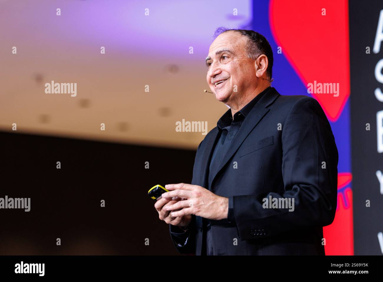 Munich, Germany. 16th Jan, 2025. Yossi Matias, Israeli computer ...