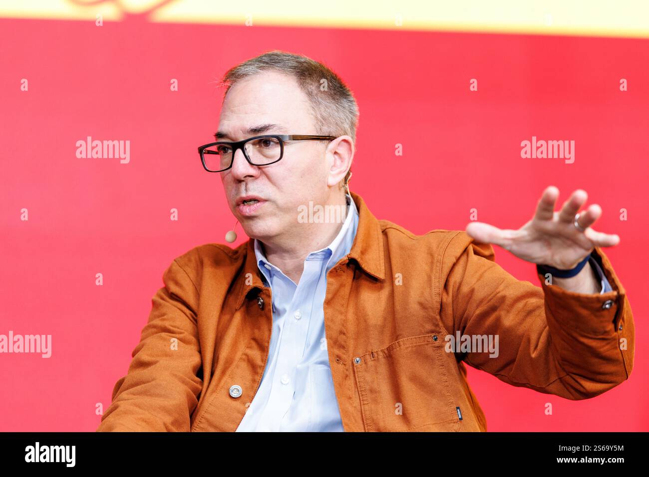 Munich, Germany. 16th Jan, 2025. Kenneth Cukier, Data Editor at The ...