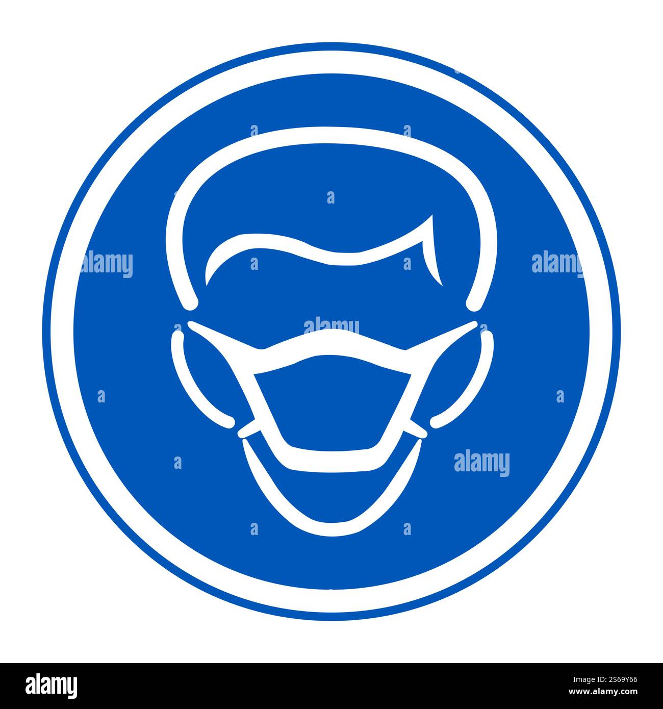 PPE Icon.Wear Mask Symbol Sign Isolate On White Background,Vector ...