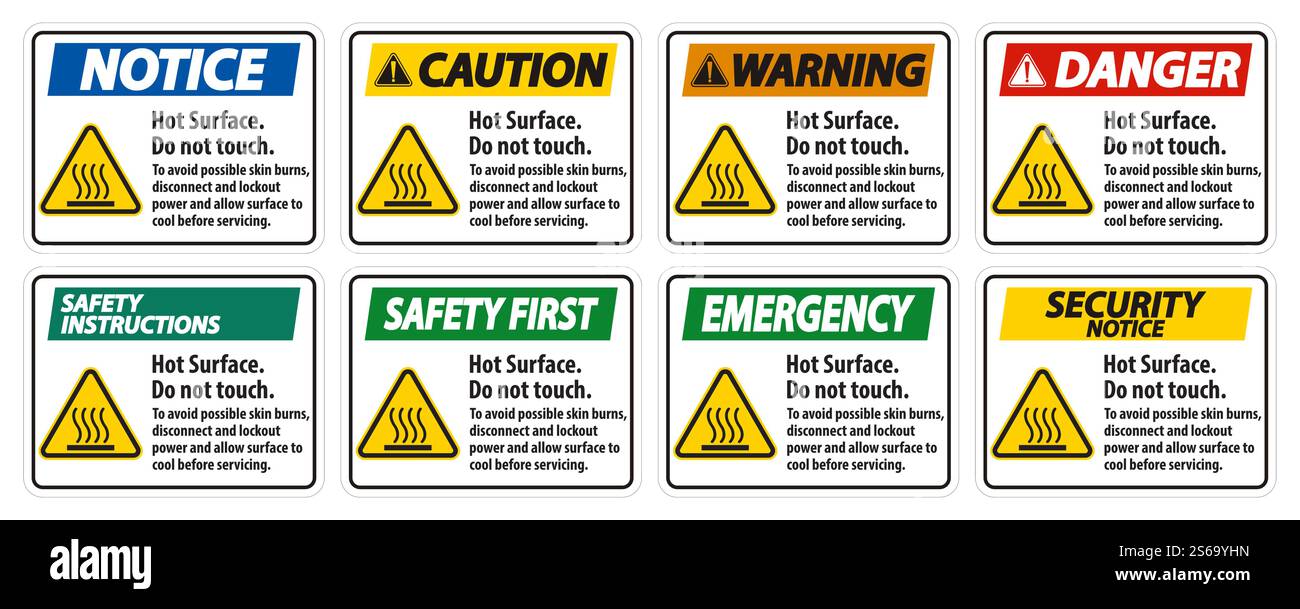 Hot Surface, Do Not Touch, To Avoid Possible Skin Burns, Disconnect And ...