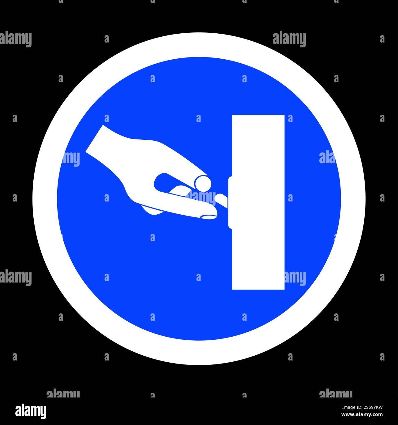 PPE Icon.Switch Off Symbol Sign On black Background,Vector llustration ...