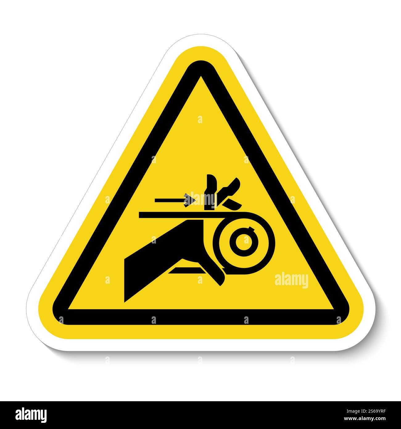 Hand Entanglement Belt Drive Symbol Sign Isolate On White Background ...