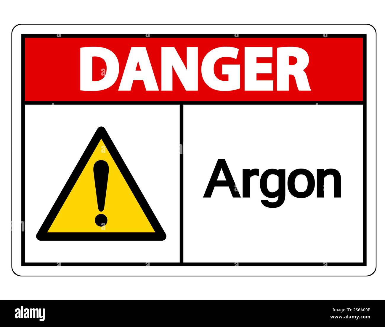 Danger Argon Symbol Sign Isolate On White Background,Vector ...