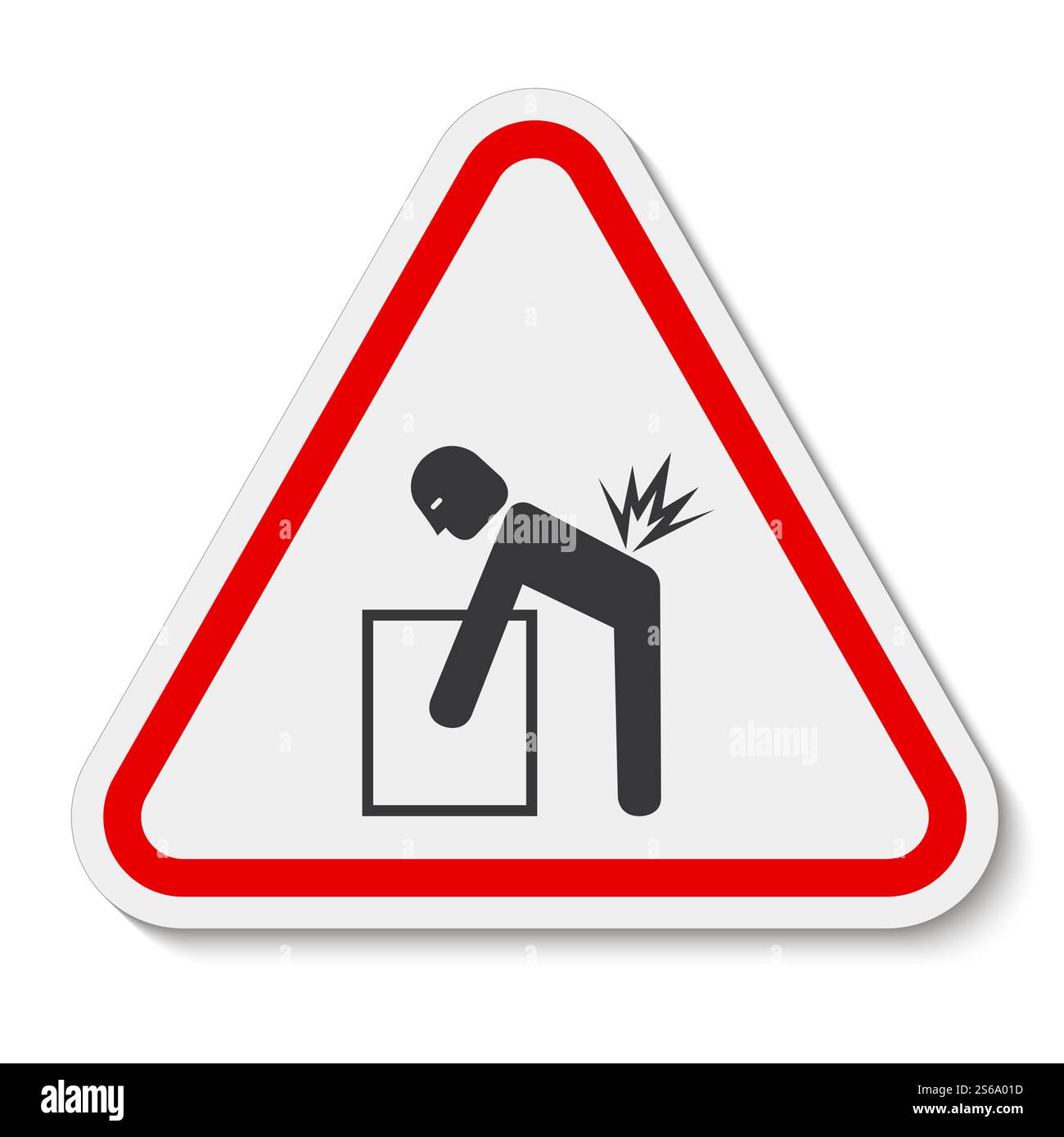 Lifting Hazard Symbol Sign Isolate On White Background,Vector ...