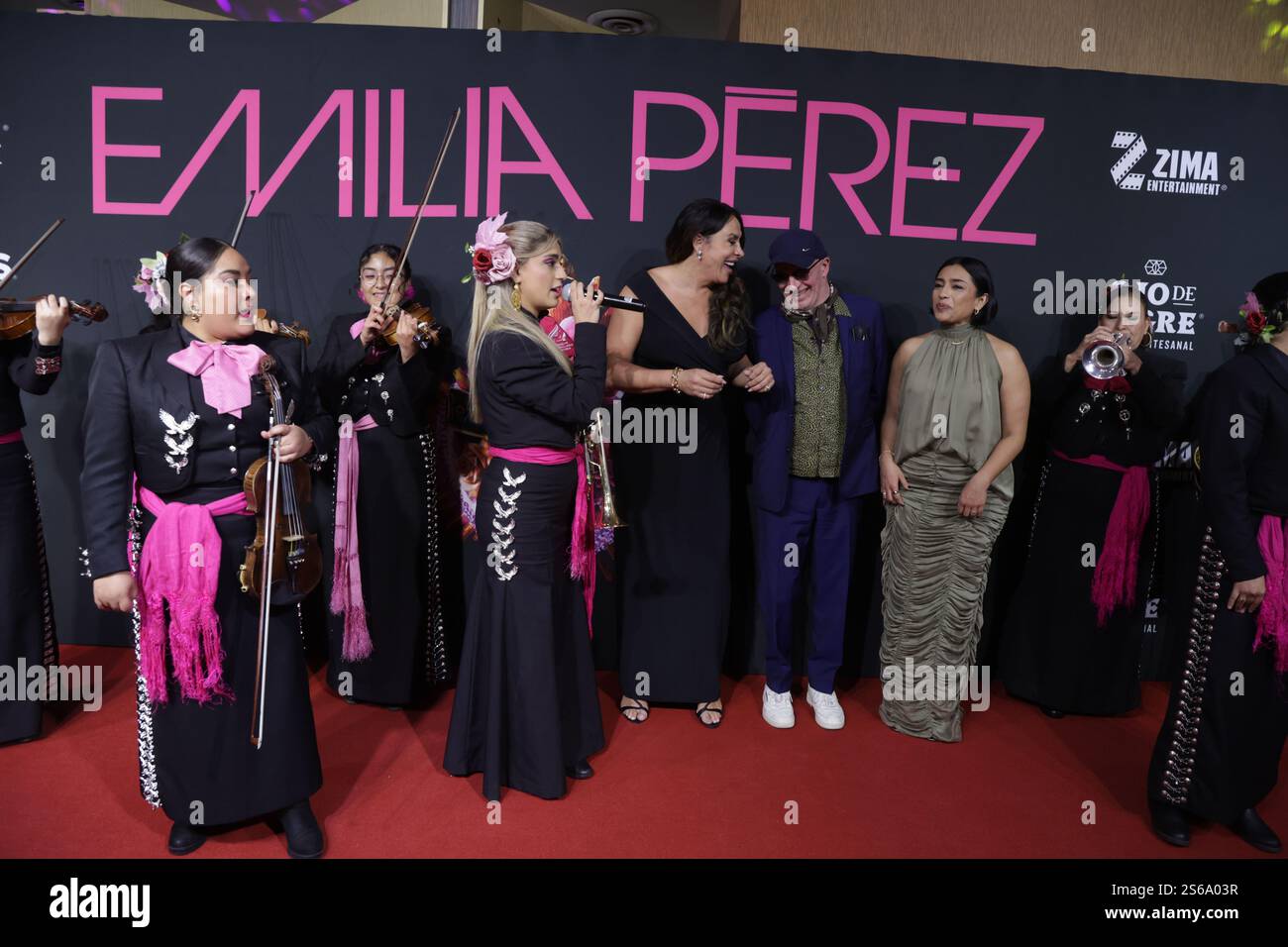 Mexico City, Mexico. 15th Jan, 2025. (L-R) Karla Sofía Gascon, Jacques ...