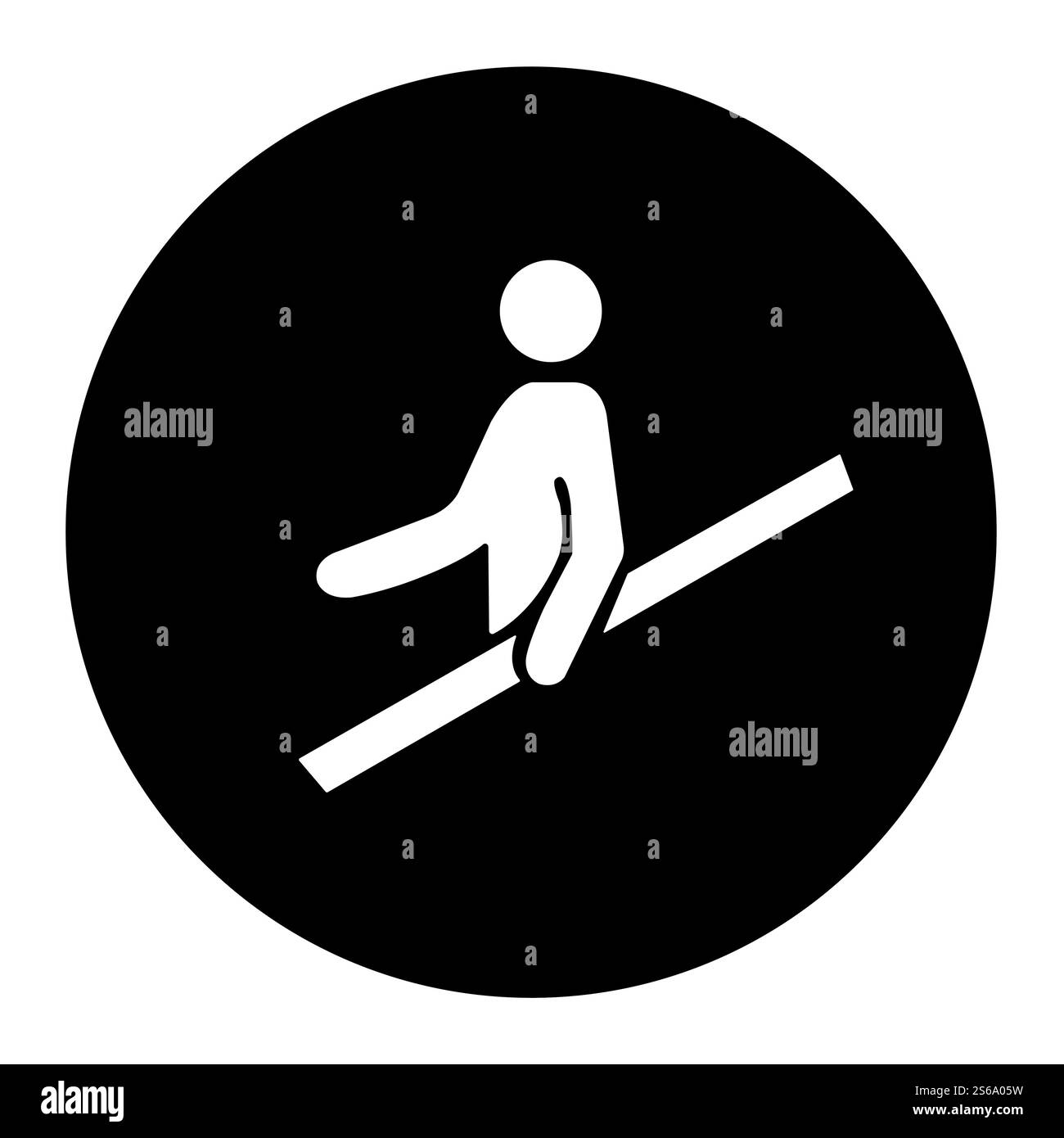 PPE Icon.Use Handrail Symbol Sign Isolate On White Background,Vector ...