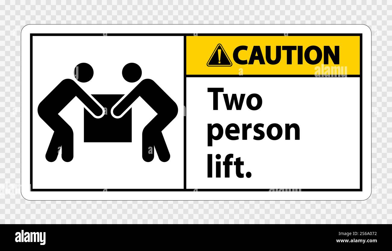 Two person lift Symbol Sign Isolate on transparent Background,Vector ...