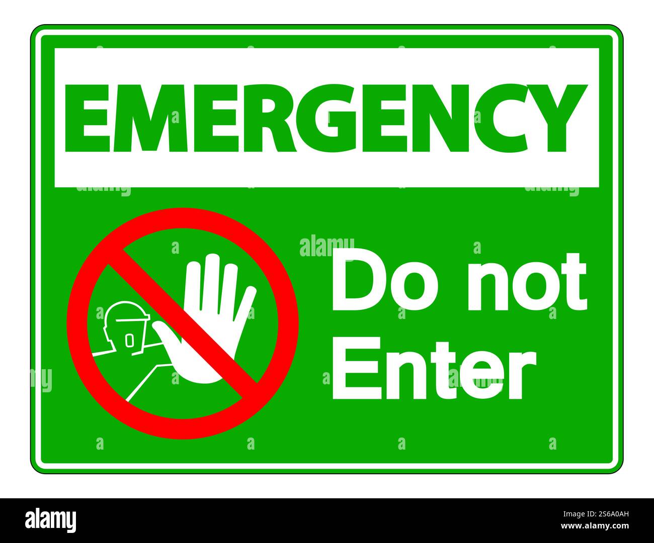 Emergency Do Not Enter Symbol Sign Isolate On White Background,Vector ...