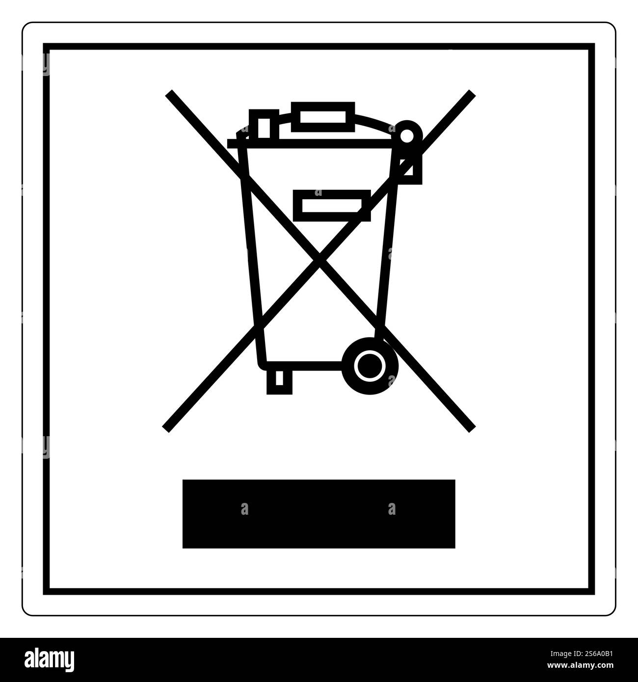 No Waste Symbol Sign Isolate On White Background,Vector Illustration ...
