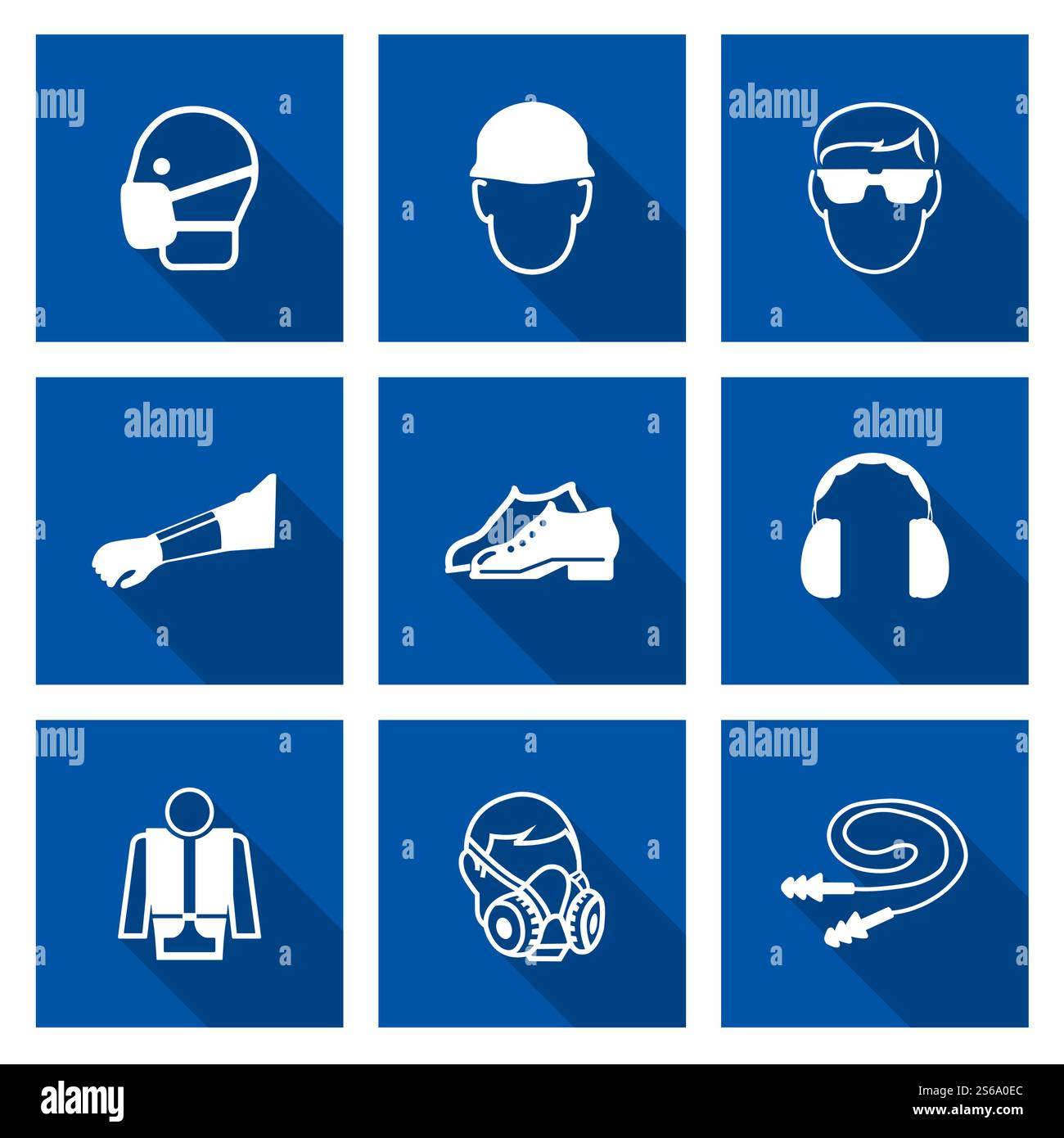 Required Personal Protective Equipment (PPE) Symbol,Safety Icon Stock ...