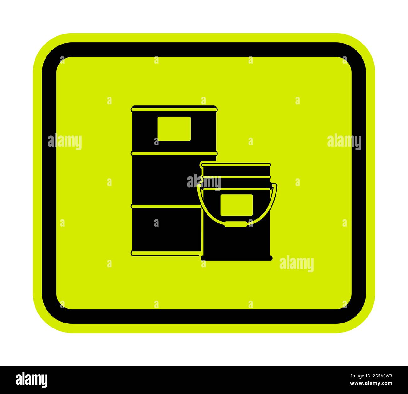 Paint Drum Area Symbol Sign Isolate On White Background,Vector ...