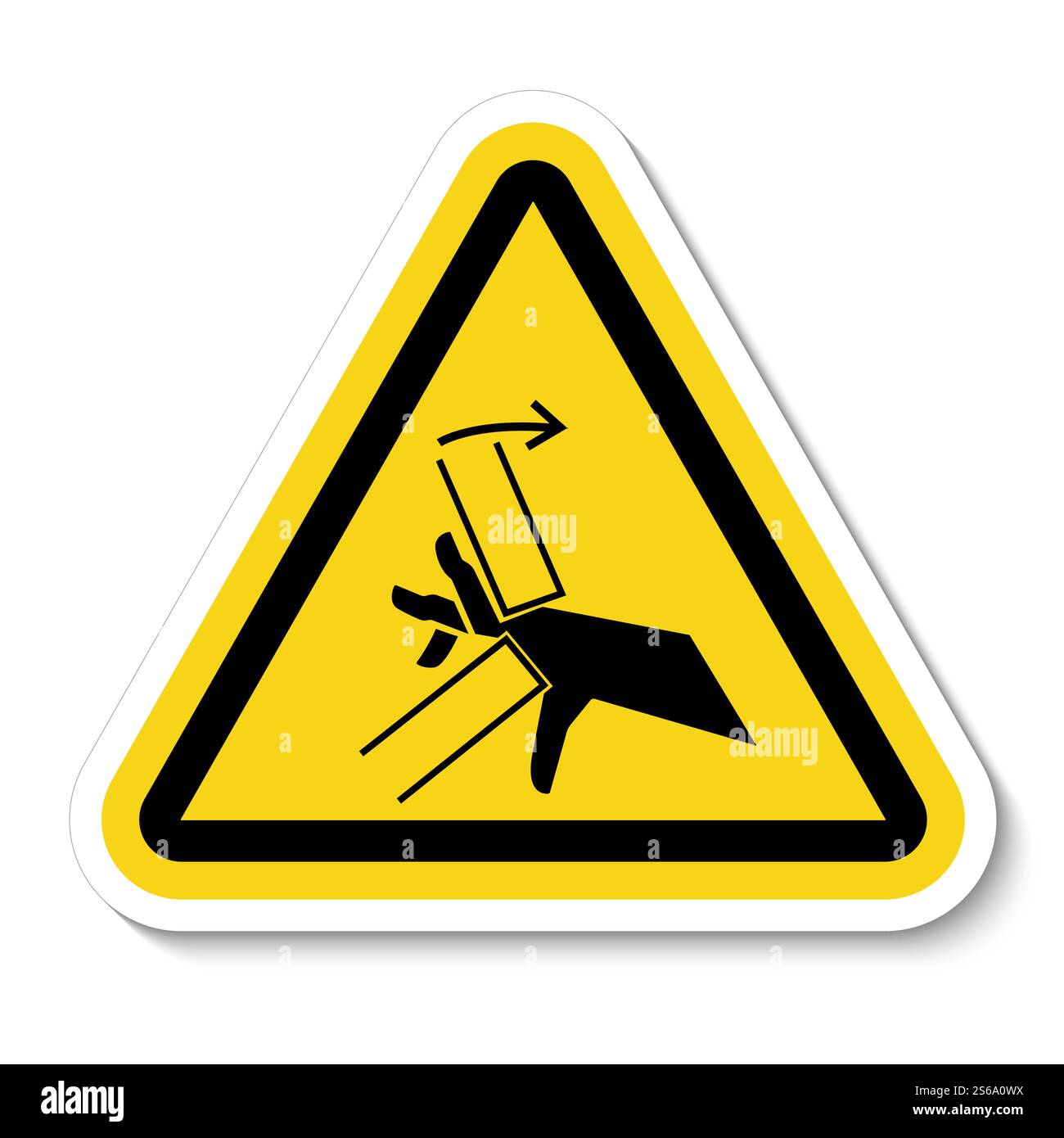 Hand Crush Pinch Point Symbol Sign Isolate on White Background,Vector ...