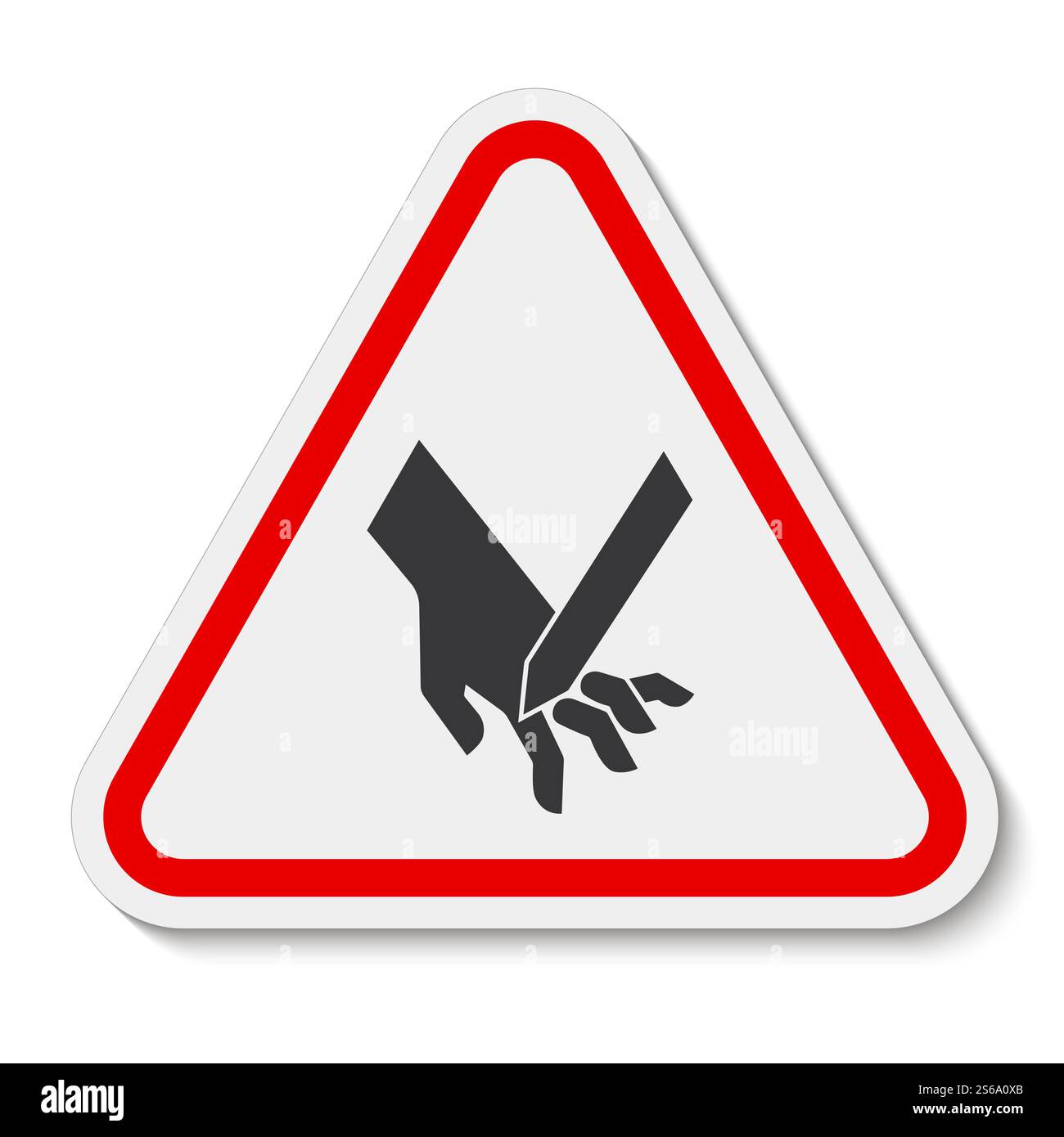 Cutting Of Fingers Angled Blade Symbol Sign, Vector Illustration ...