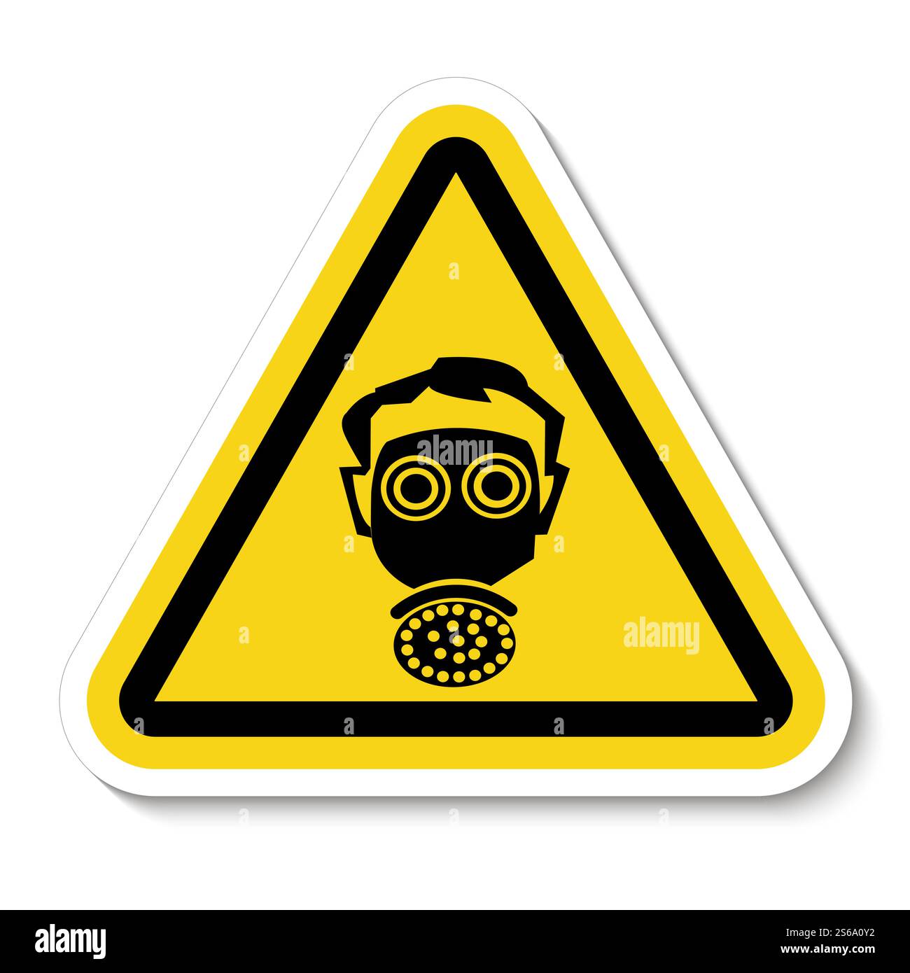 Symbol wear respirator protection Sign Isolate On White Background ...
