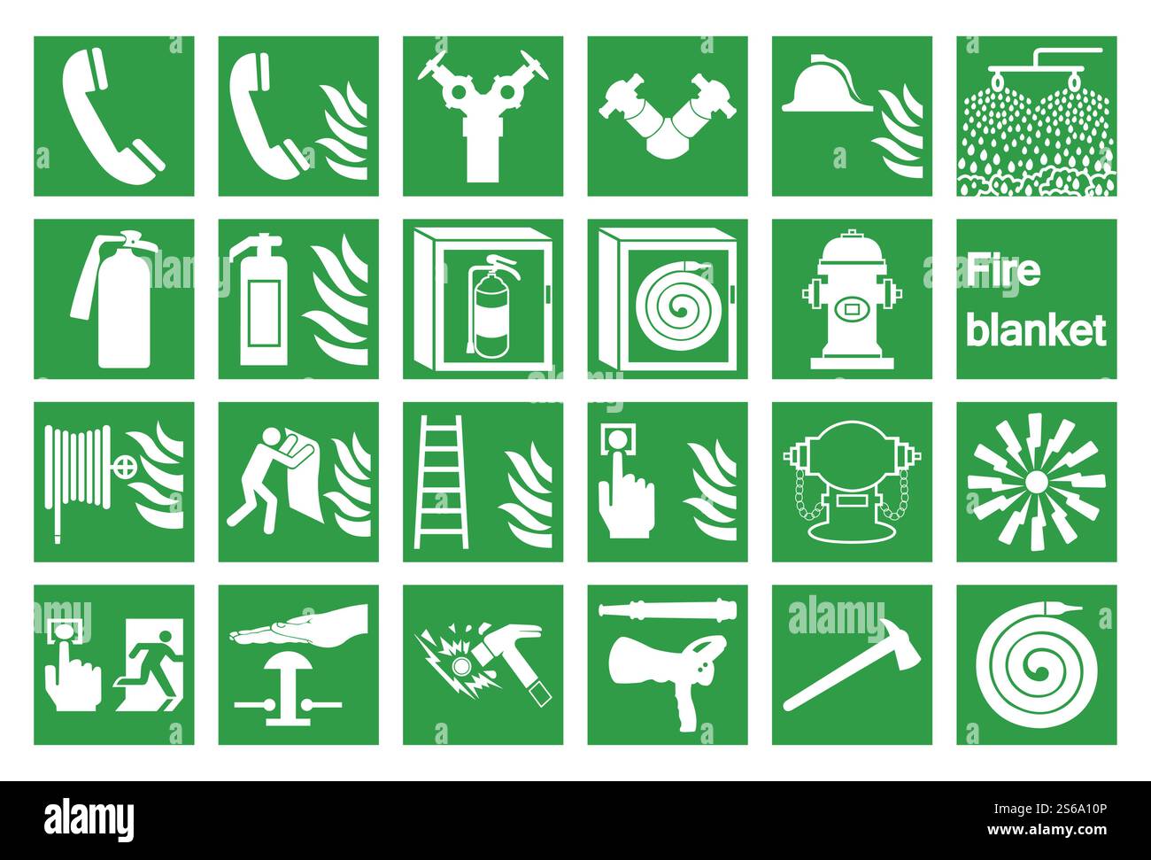 Symbol Emergency Fire Alarm Sign Isolate On White Background,Vector ...